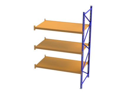 8FT H X 3FT W ASSEMBLY WITH 5FT BEAMS 3 SHELVES - Zilla Industrial ...